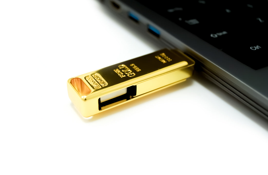 Gold Bar USB Flash Drive – USB Memory Direct