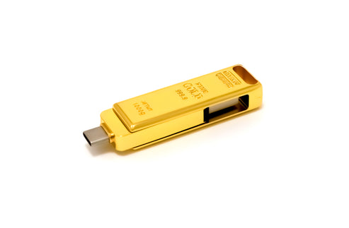Gold Bar USB Flash Drive – USB Memory Direct