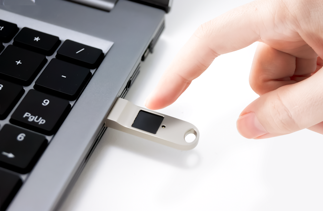 Fingerprint USB Flash Drive – USB Memory Direct